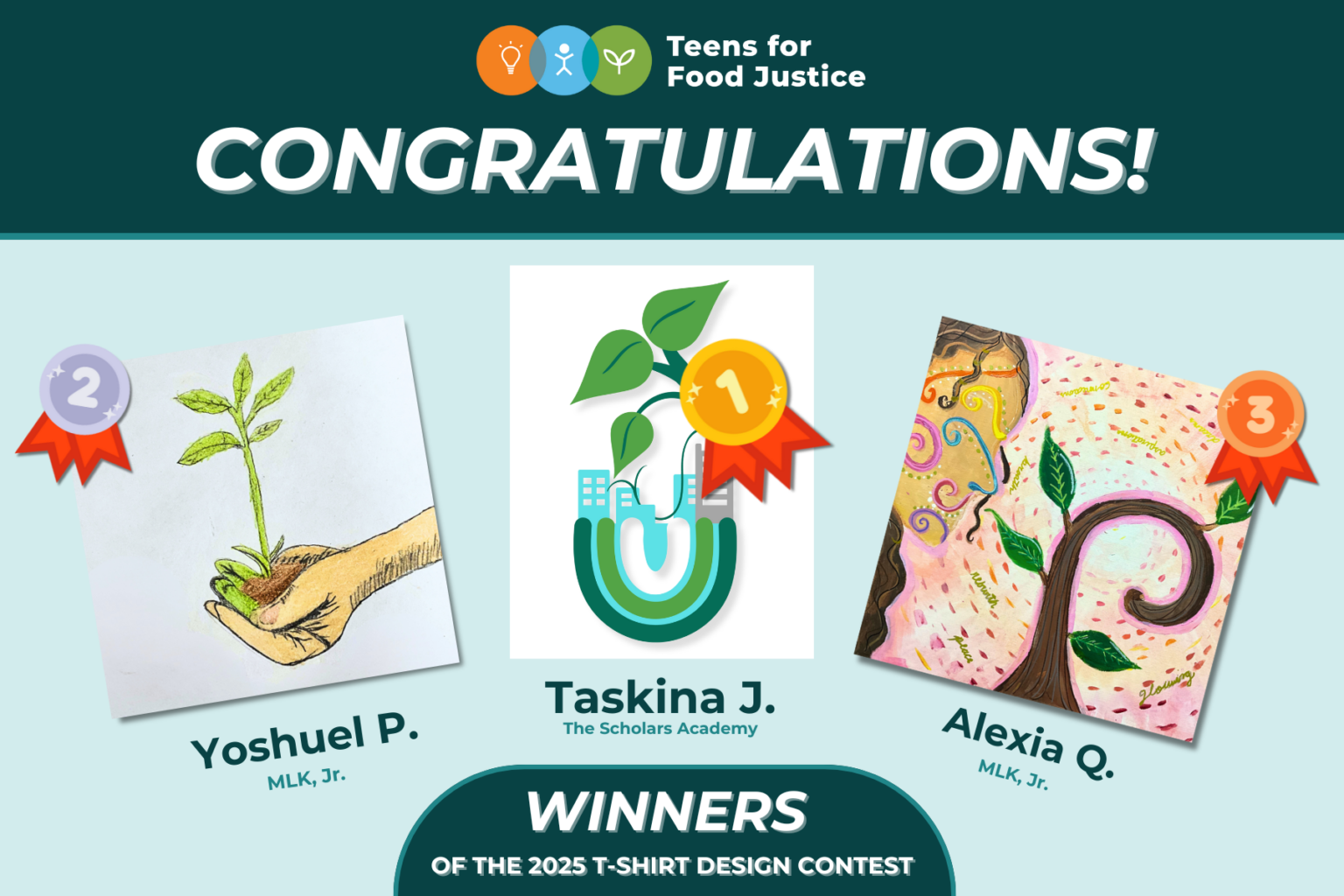 Celebrating the Winners of the 2025 SLC T-Shirt Design Contest - Teens ...